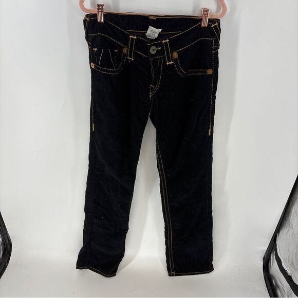 True Religion | Jeans | True Religion Black Straight Leg Jeans Classic ...